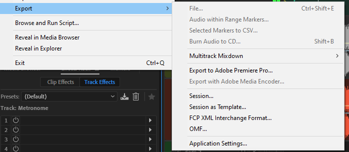 Export Grayed out / Unable to export - Adobe Community - 12440549