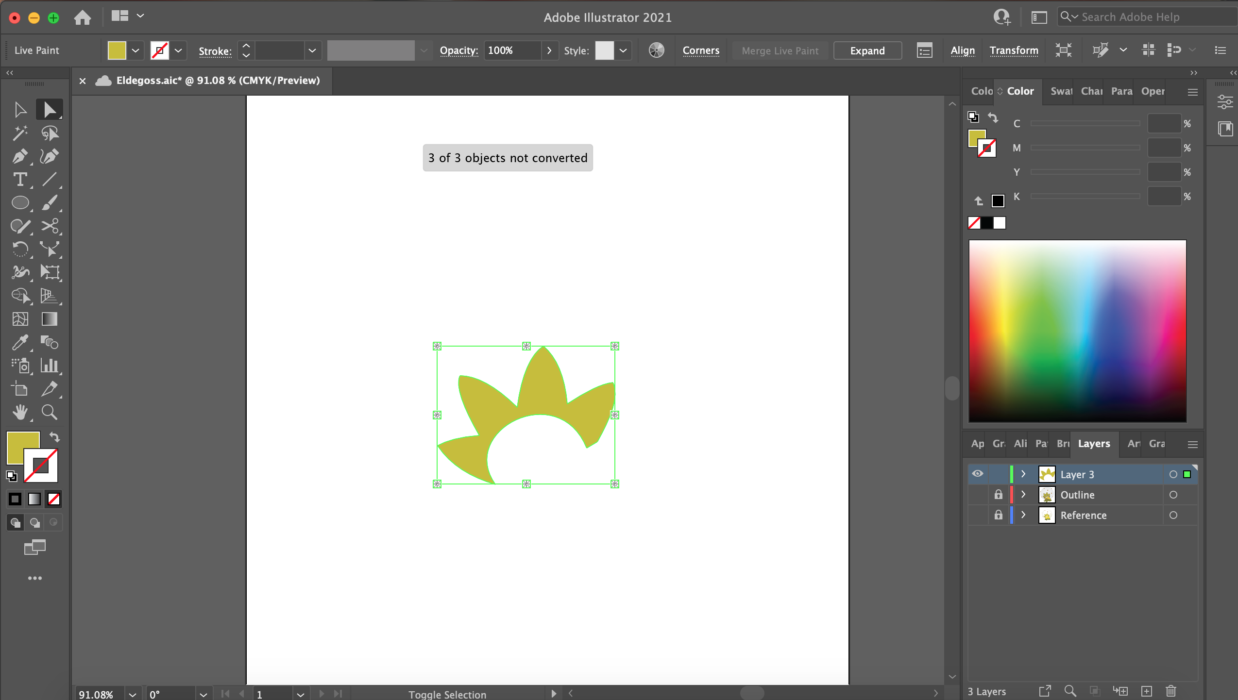 Solved: Converting an object to a shape? - Adobe Product Community ...