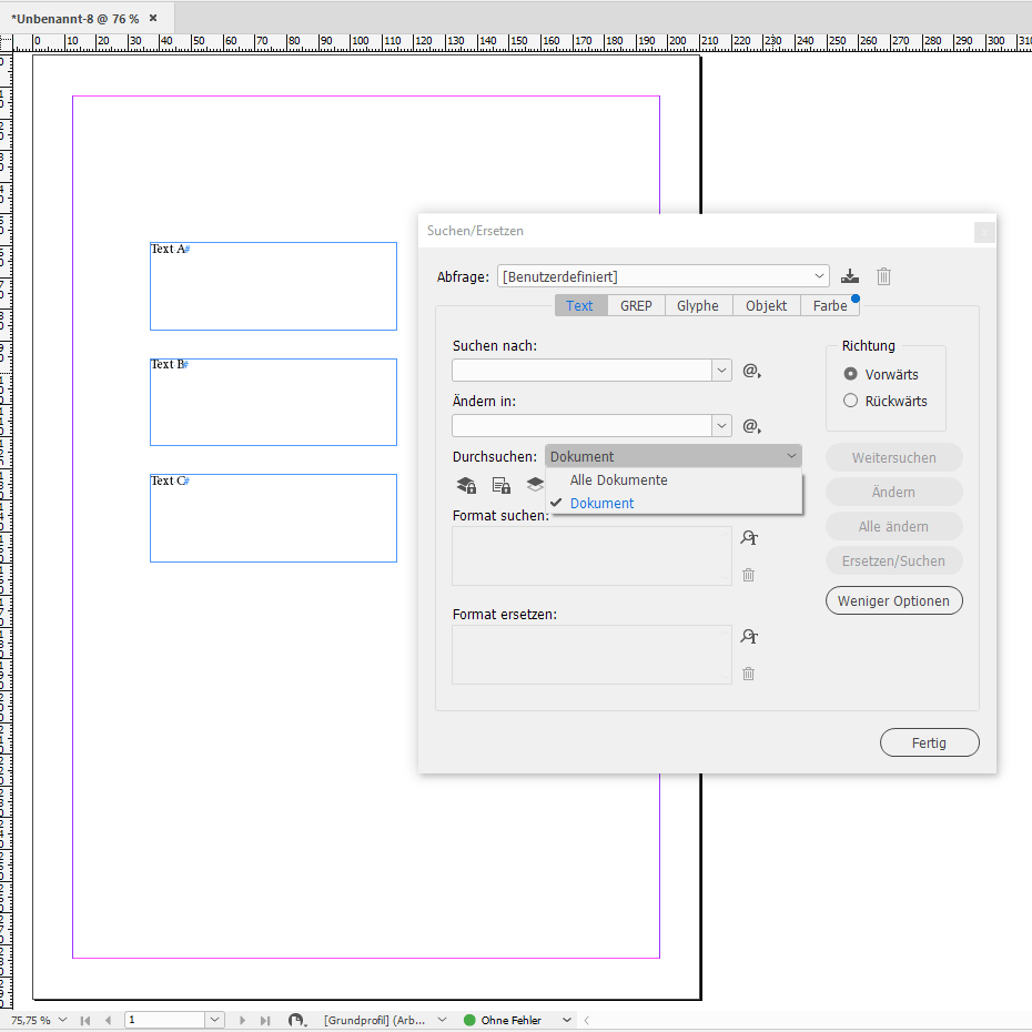 InDesign’s search function not working properly fo... - Adobe Product ...