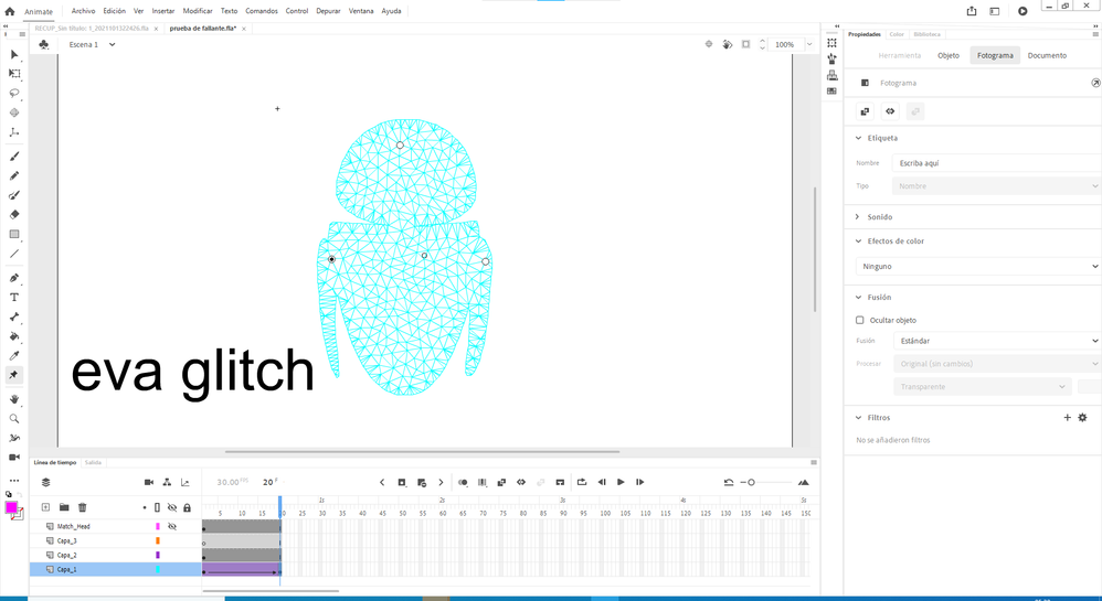 Asset Warp Tool Causing Character Head to Disappea... - Adobe Product ...