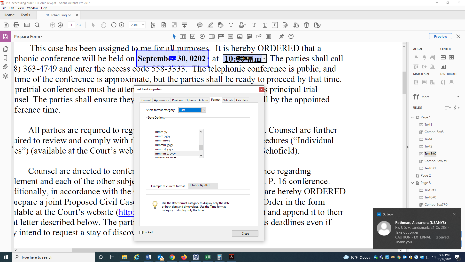 Solved Date Format Showing Incorrectly In Text Field Prop Adobe
