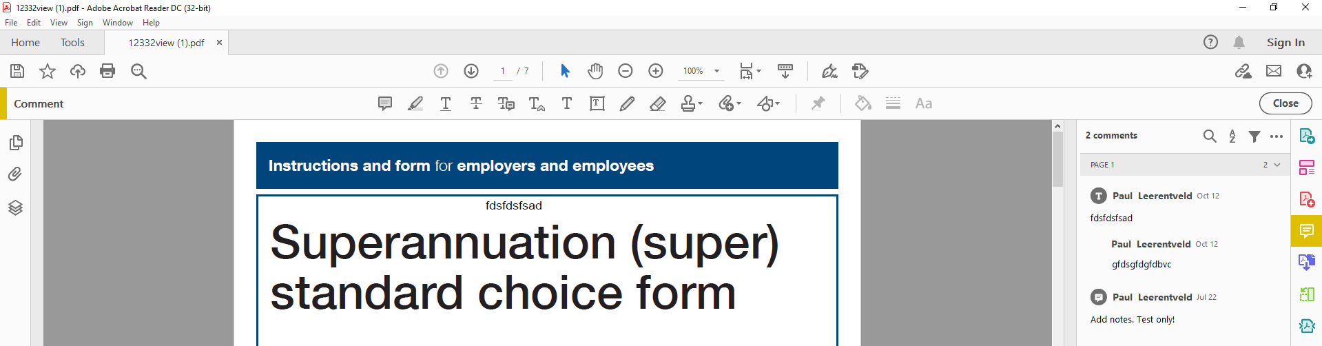 Annotation Tools is disabled and cannot show comme... - Adobe Product ...