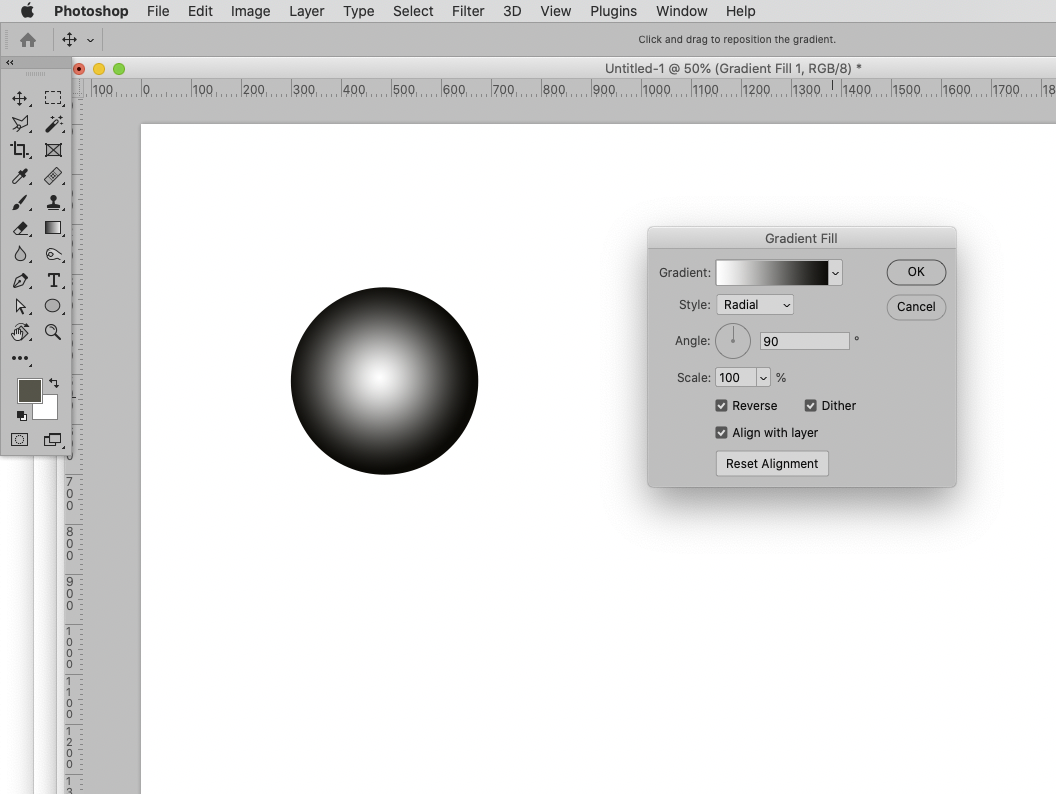 Solved: How to change gradient fill position in ellipse sh... - Adobe ...