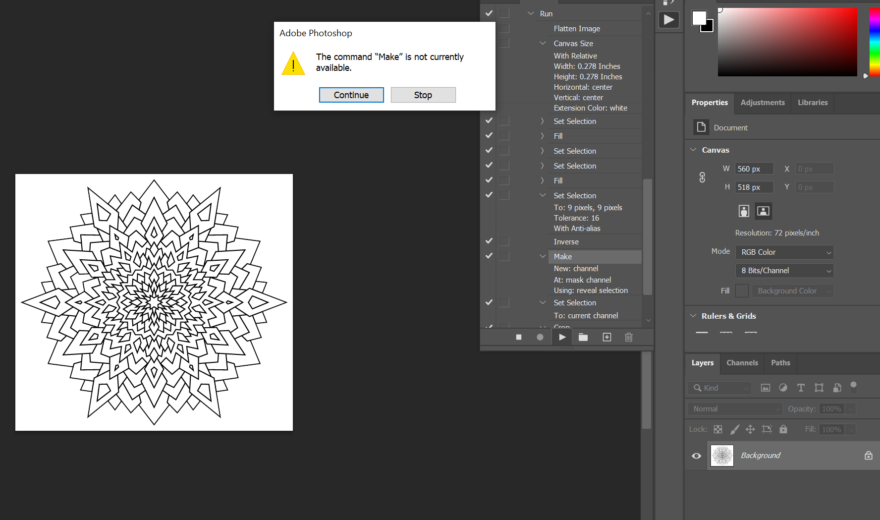 Remove ALL white that is JUST in the BG of an BW P... - Adobe Product ...