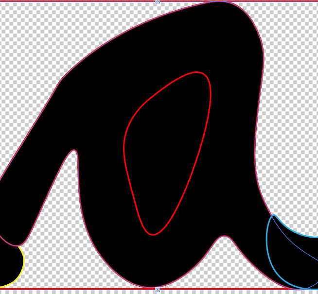 Solved: How do I remove the center of the a? - Adobe Community - 12462285