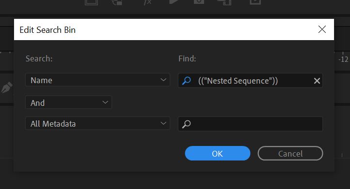 Solved Can I Create A Default Bin For Nested Sequences E Adobe 9269