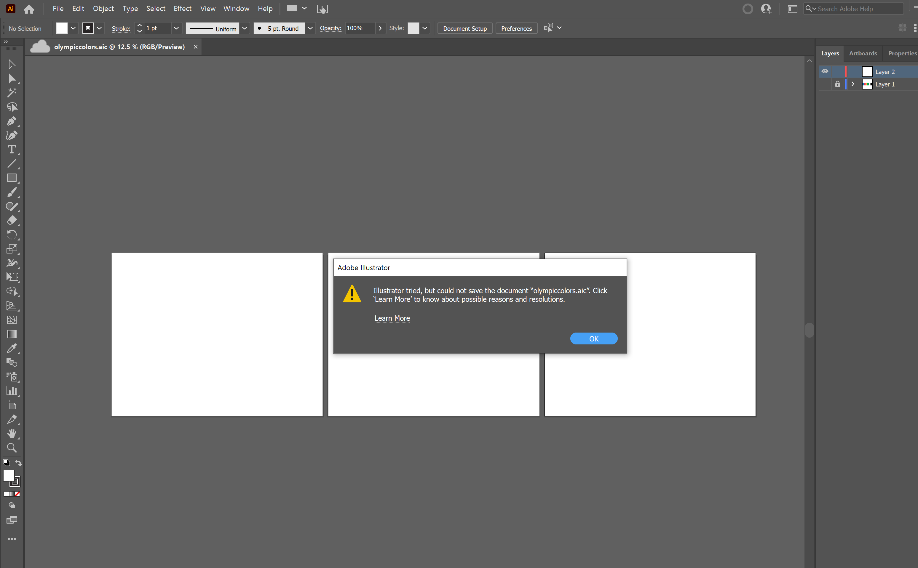Error when saving to cloud- "Illustrator tried but... - Adobe Product ...