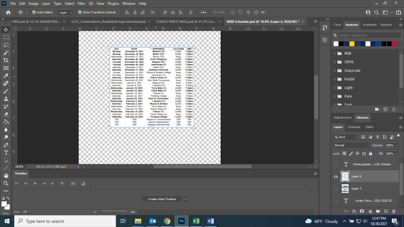 Pasting text with a transparent background from Ex... - Adobe Product ...