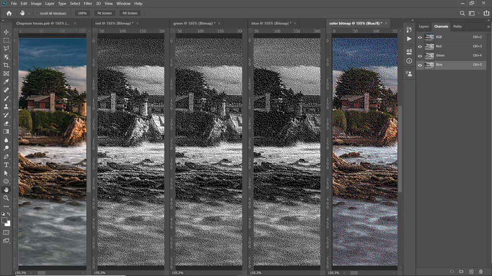 Solved: how to make an image a colored bit map - Adobe Product ...