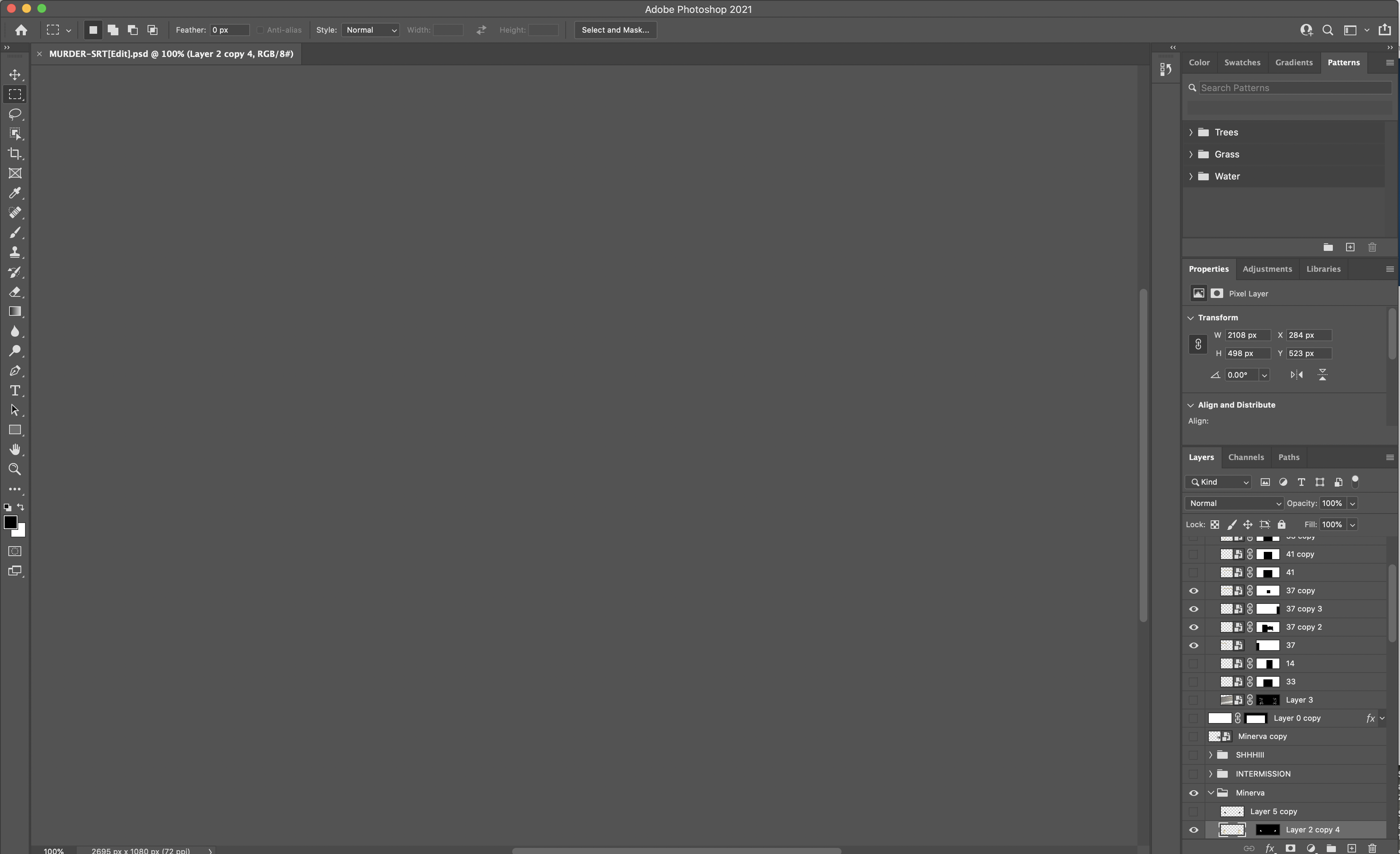 Blank document screen on update to PSD 2021 - Adobe Community - 12480429