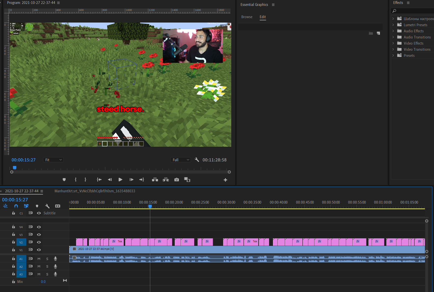 Adjusting the position of ALL Subtitles at once. - Adobe Community ...