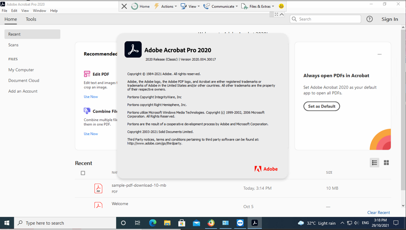 Adobe Acrobat Professional Perpertual force close ... - Adobe Community ...
