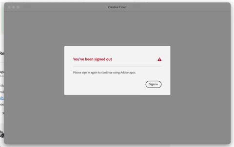 Unable to sign into Creative Cloud - Adobe Product Community - 12487604