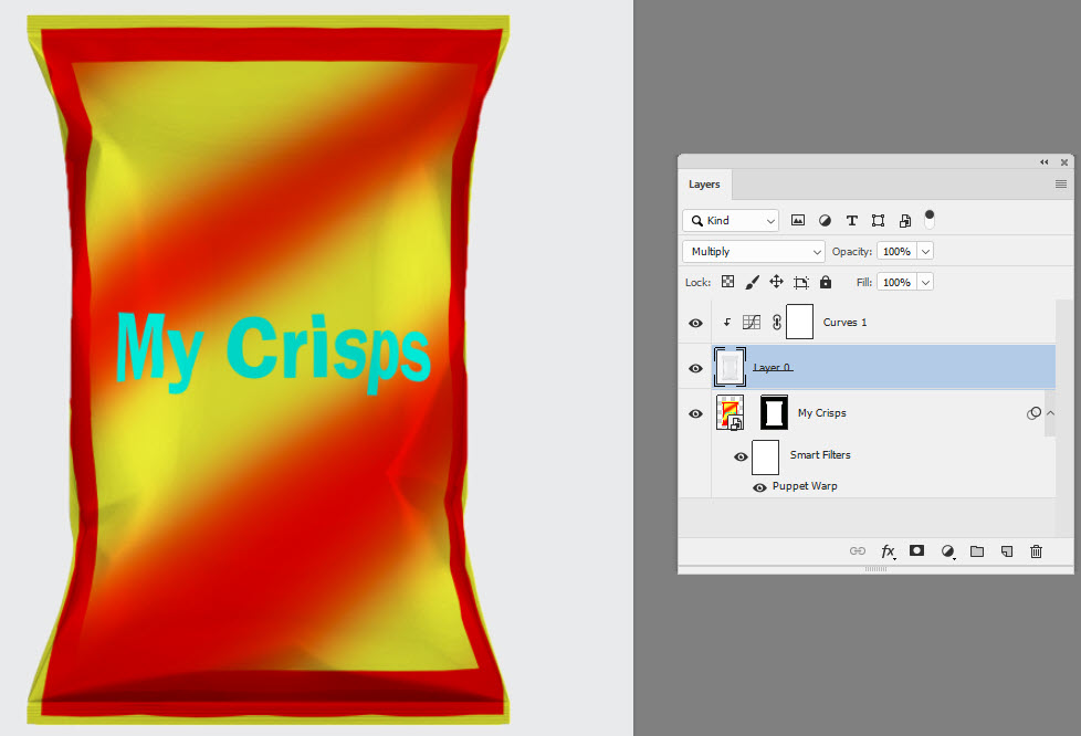 How to use smart object's warp on mockup who have ... - Adobe Community ...