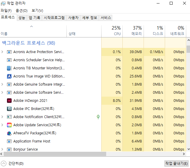 indesign 백그라운드 프로세스 - Adobe Product Community - 12488580