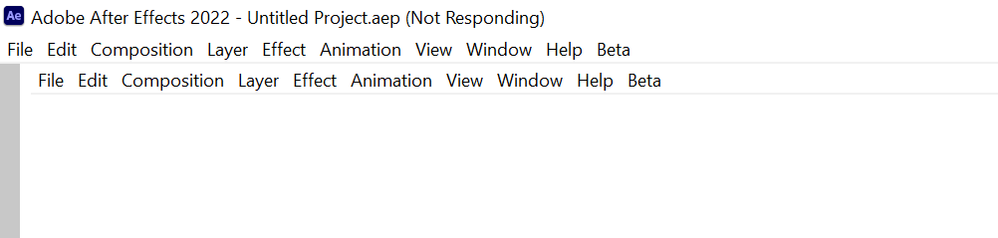 After Effects not responding at all (at start) - Adobe Product ...