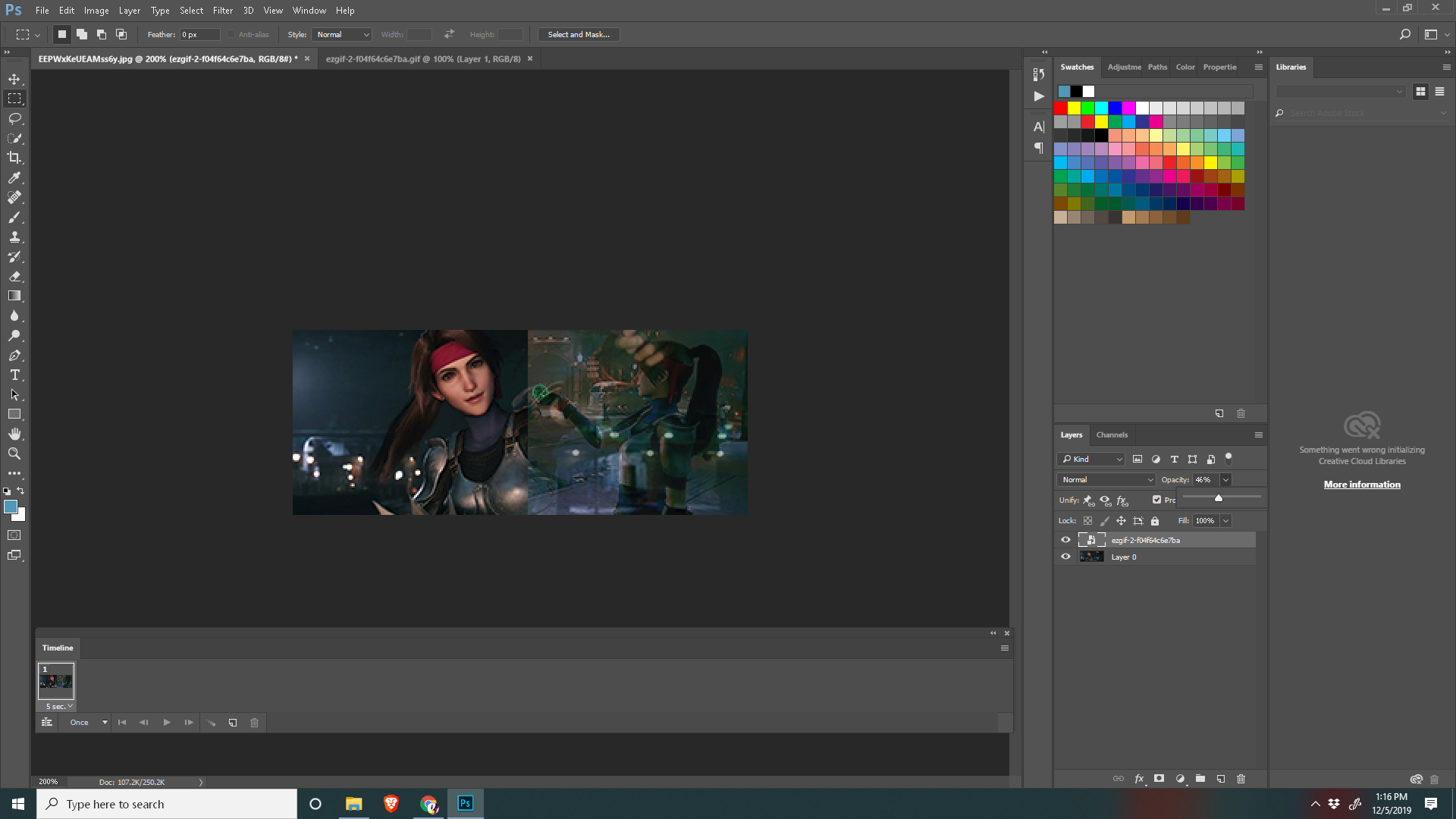 Solved: fading gif into still image - Adobe Community - 10783419