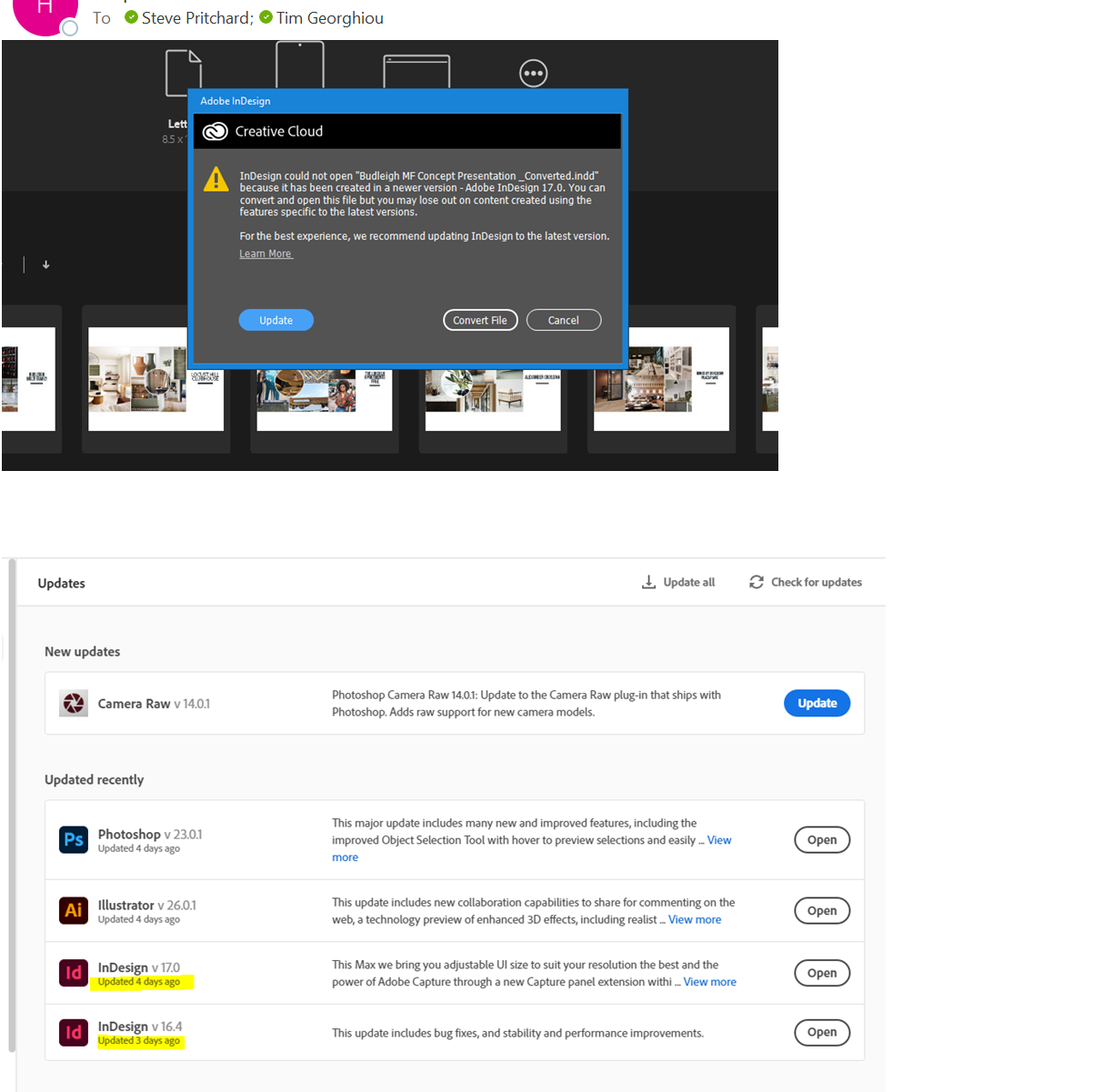 InDesign Update 17.0 - Adobe Community - 12526350