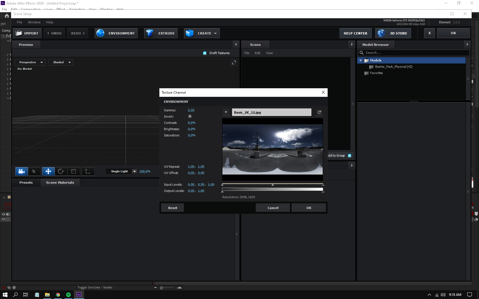 Solved: Element 3D Environment / Background Looks a Bit Bl... - Adobe ...