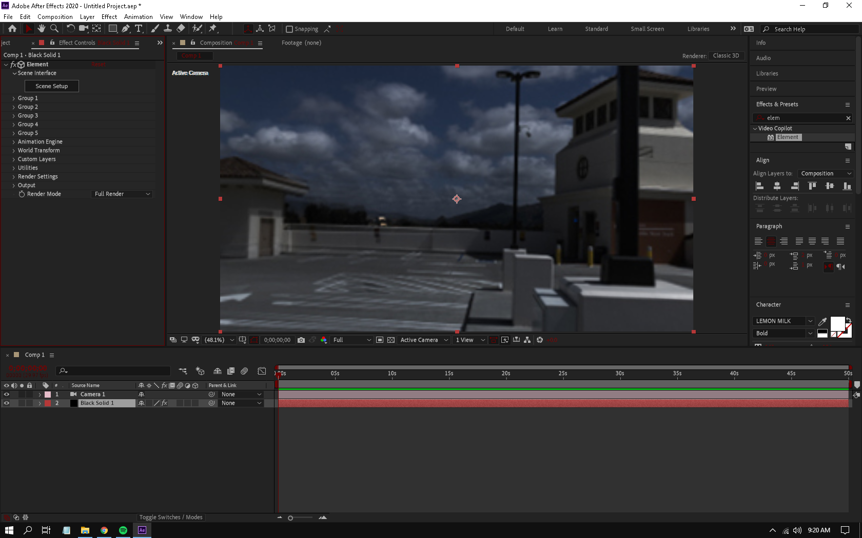 Solved: Element 3D Environment / Background Looks a Bit Bl... - Adobe ...