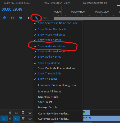 Problem with audio timeline - Adobe Community - 12542062