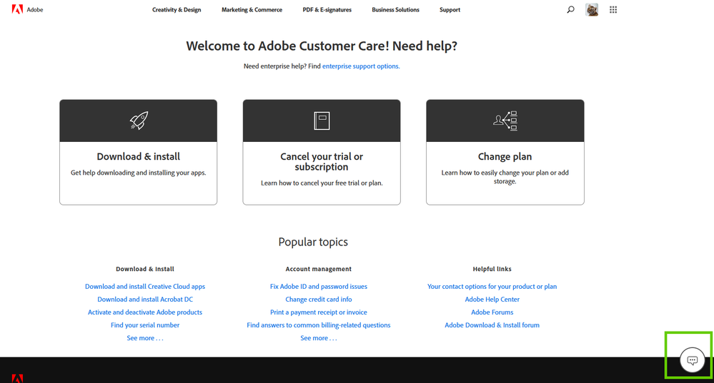 Re: How do you contact Support? Need to know how t... - Adobe Support ...