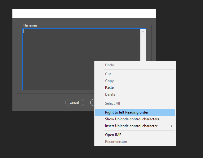 Solved: change edit text direction on typing ( right to le... - Adobe ...
