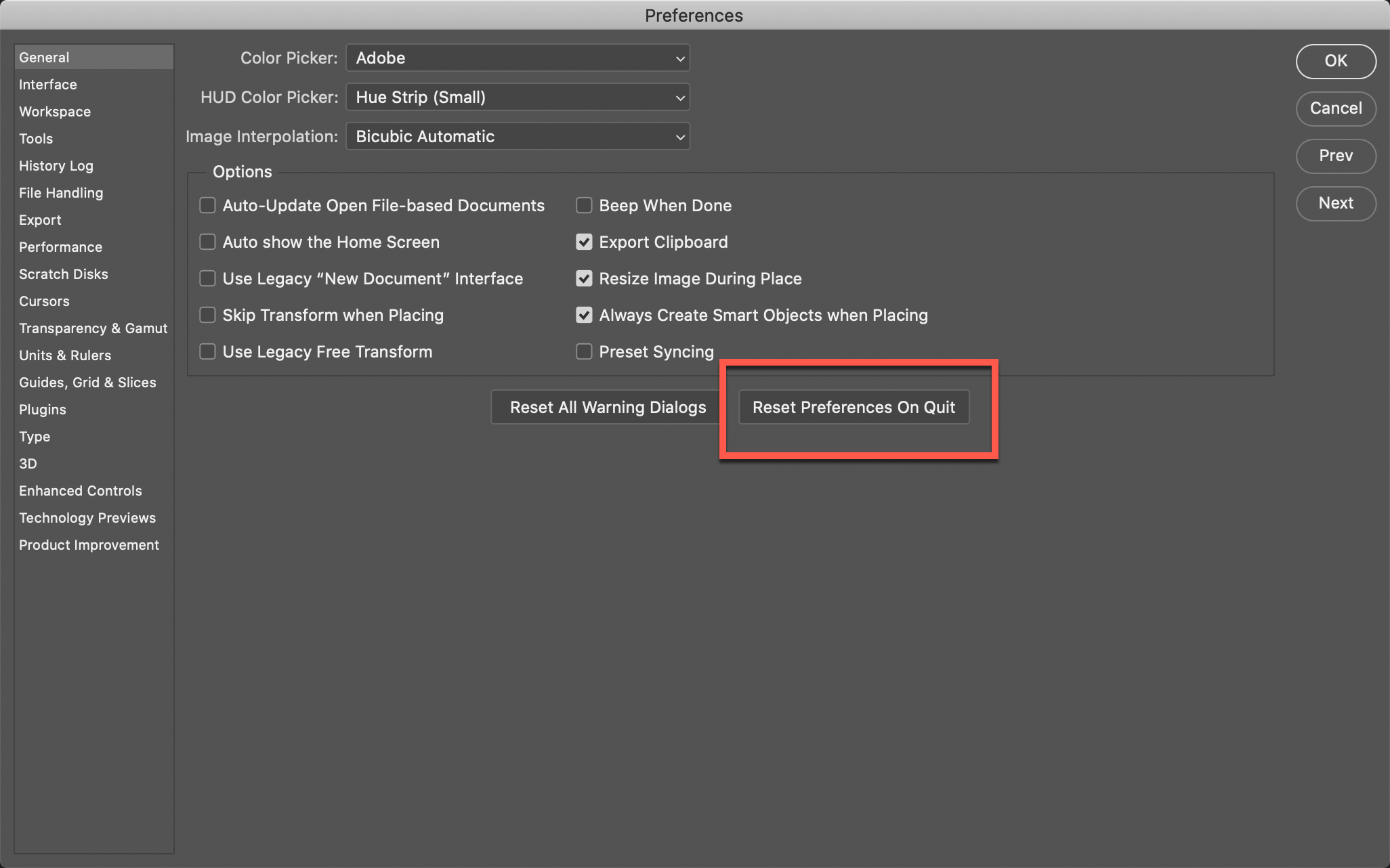 Photoshop home screen - Adobe Support Community - 12538716