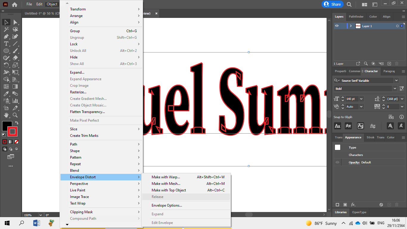 Solved: ilustrator, I can't Outline Stroke Text What happe... - Adobe ...