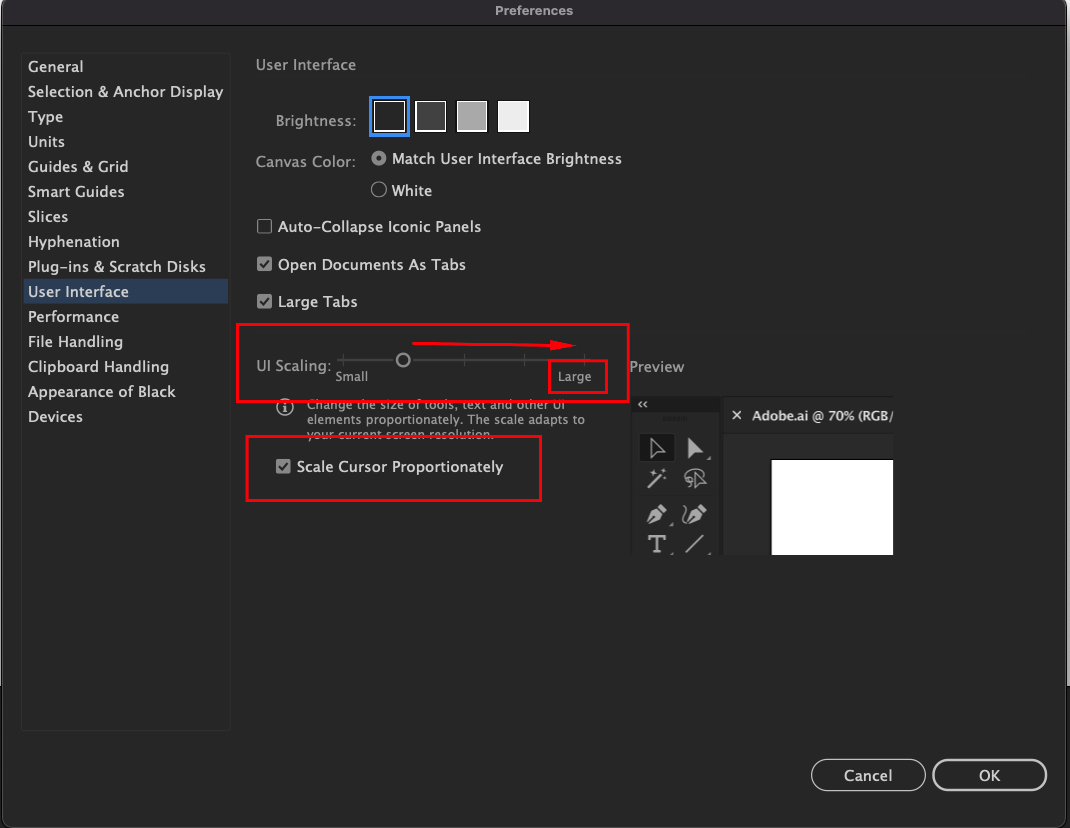 Text cursor opening very very small on any new doc... - Adobe Product ...