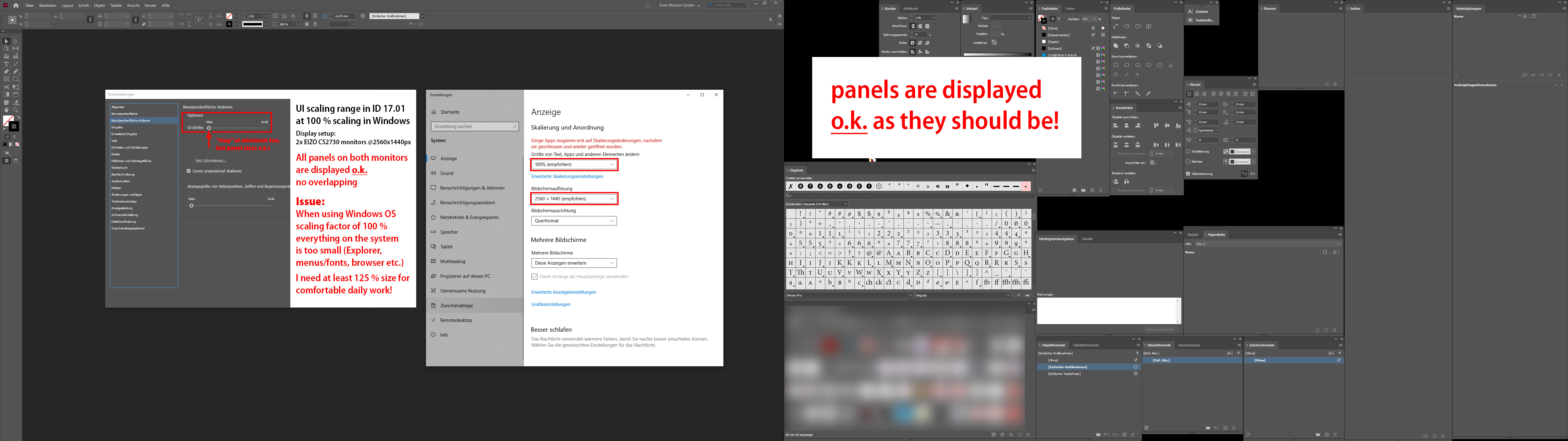 InDesign 17.01: UI scaling range issue on high-DPI... - Adobe Community ...