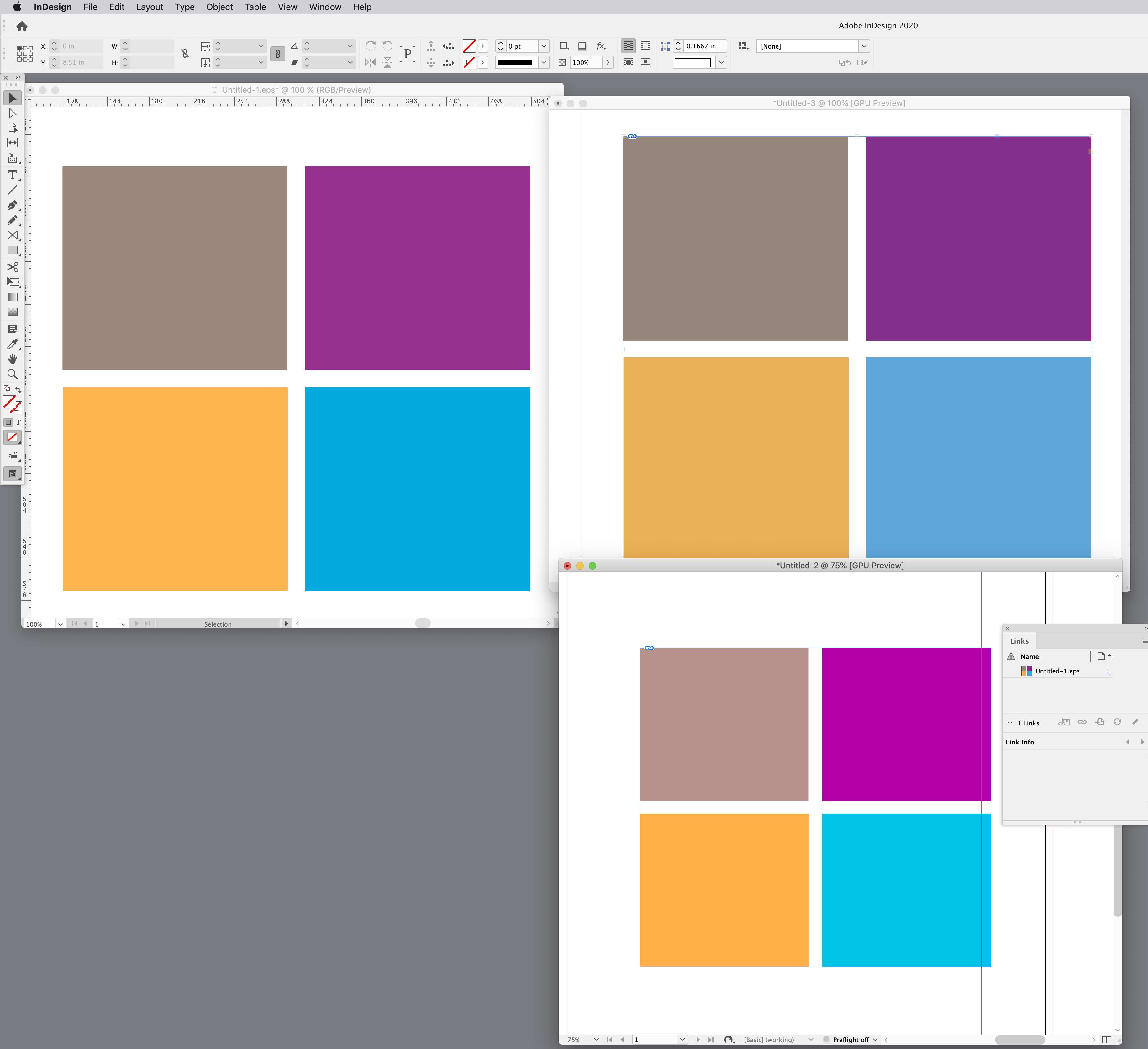 Solved: InDesign Displays my RGB Blue 0,0,255 as dull CMYK... - Page 2 ...