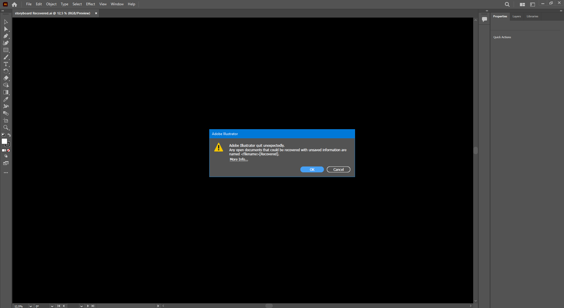 Illustrator Crush while opening file - Adobe Support Community - 12569168