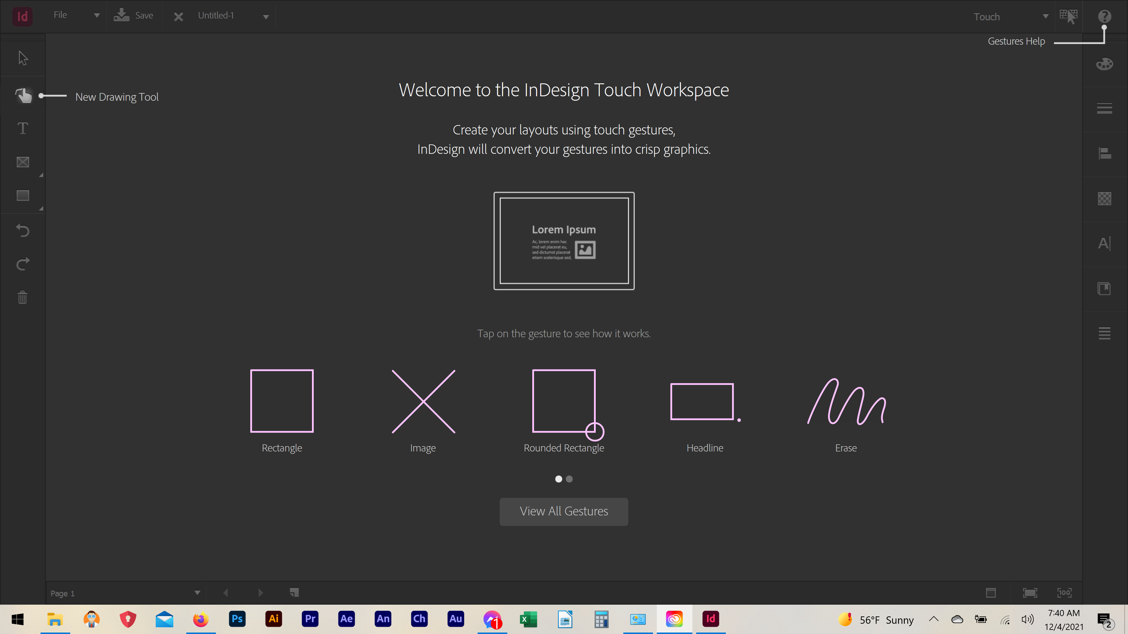Solved: InDesign Stuck in "Touch" Workspace on First Launc... - Adobe ...