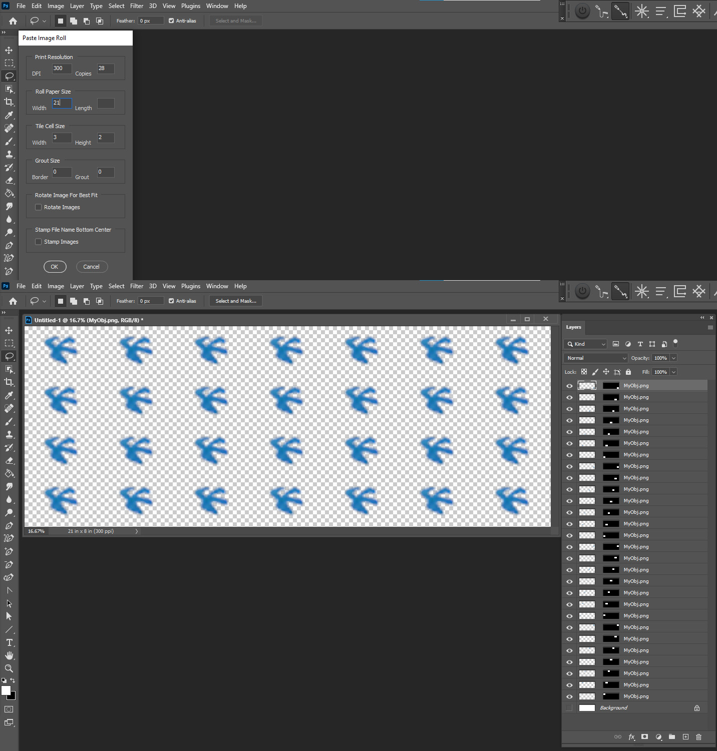 Solved: Re: Place object repeatedly on a single layer in a... - Adobe ...