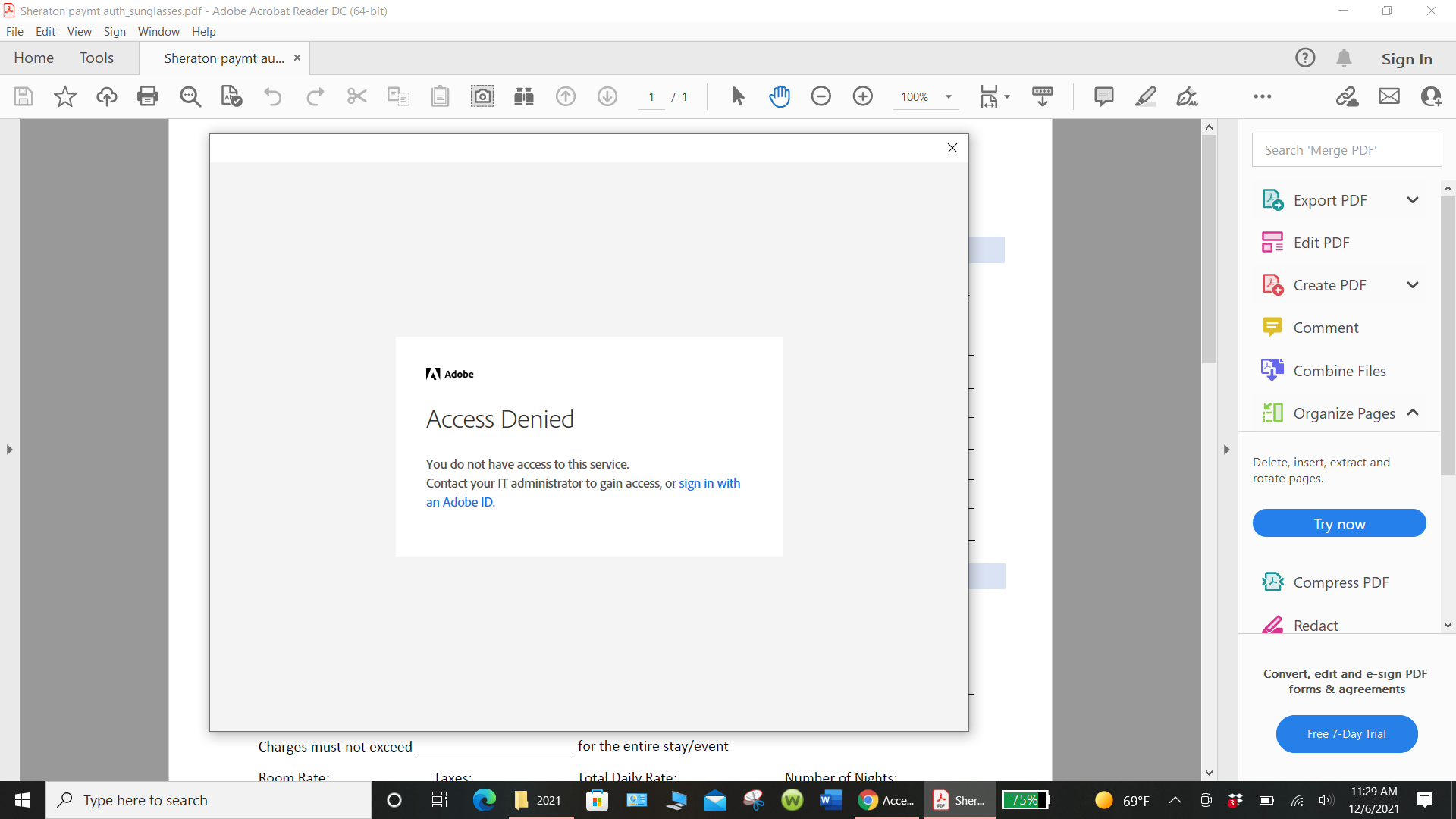 Access Denied error - Adobe Product Community - 12574650
