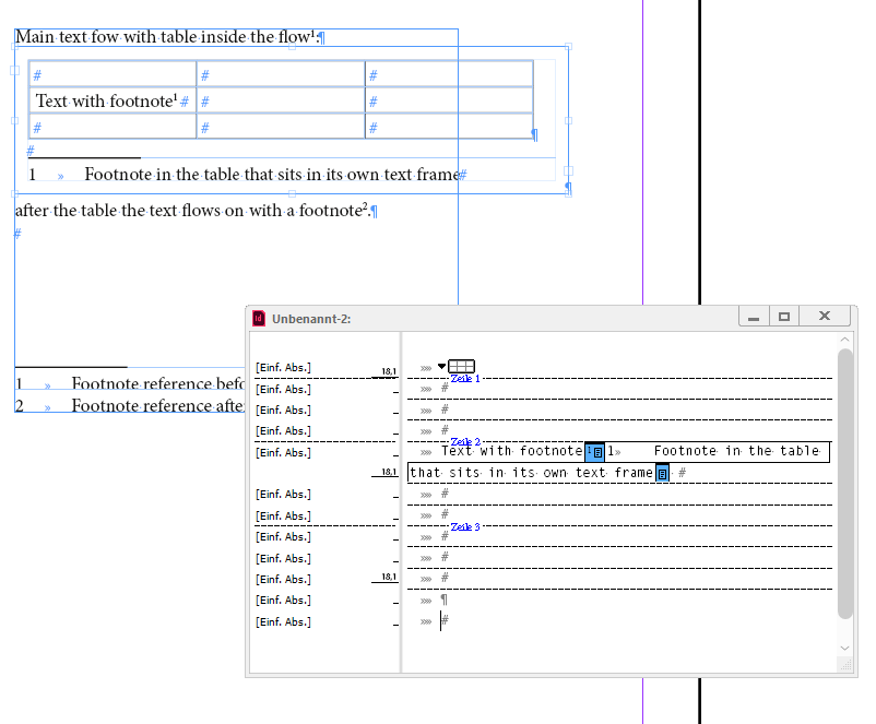 Solved: Footnote in table is numbered 1 and not with other... - Adobe ...