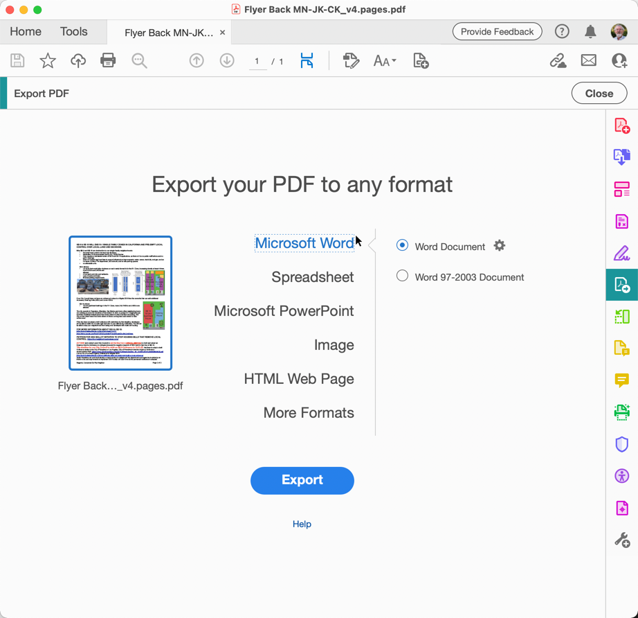 Export PDF in Acrobat DC Pro not working - Adobe Product Community ...