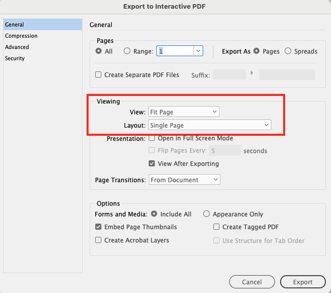 Interactive PDF indesign, one page visible at a ti... - Adobe Community ...