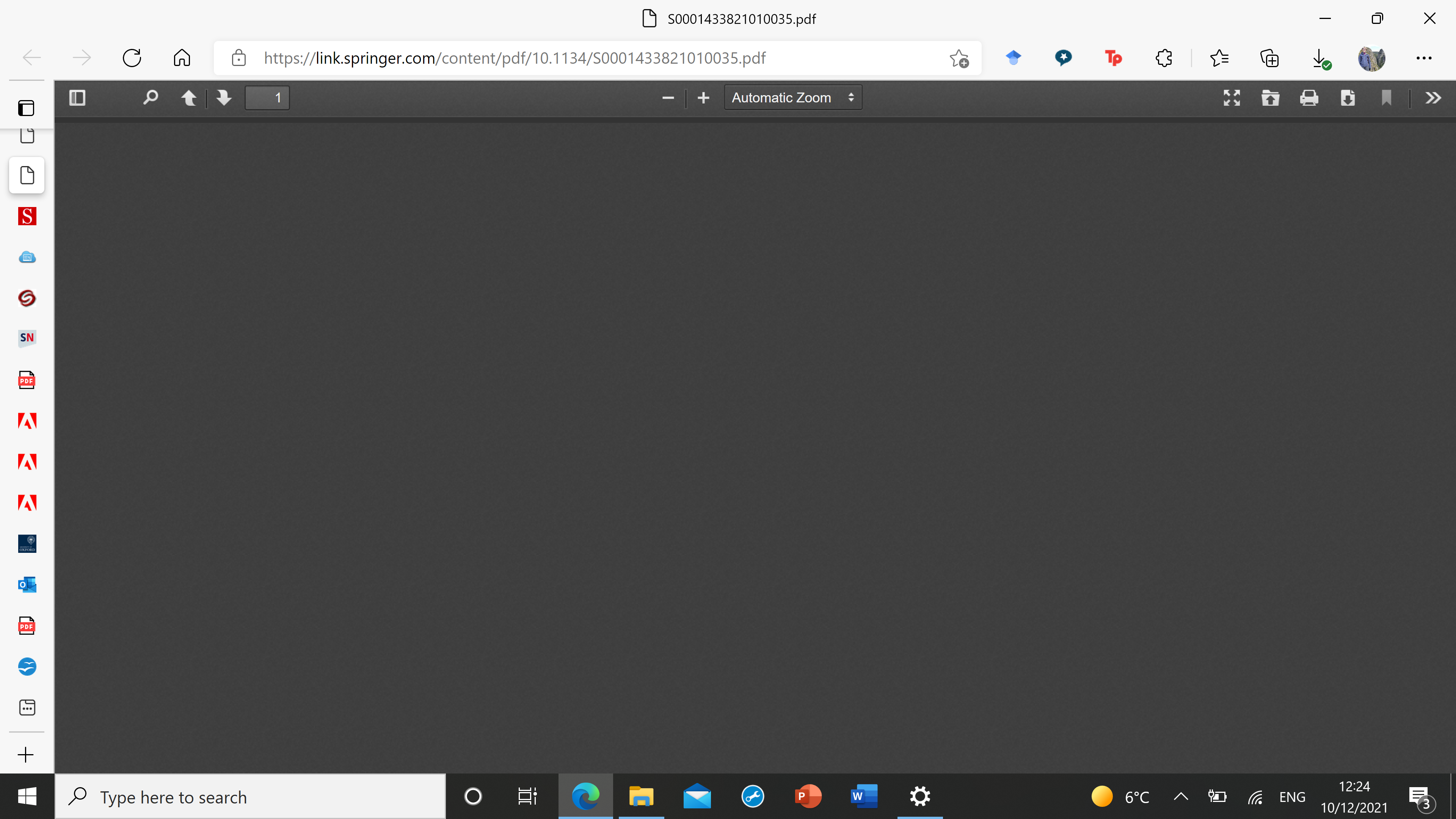 Blank screen on PDF view - Please Help a student! - Adobe Product ...