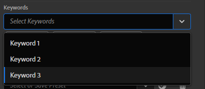 XMP CustomFileInfo Panel using MetadataUI: challen... - Adobe Support ...