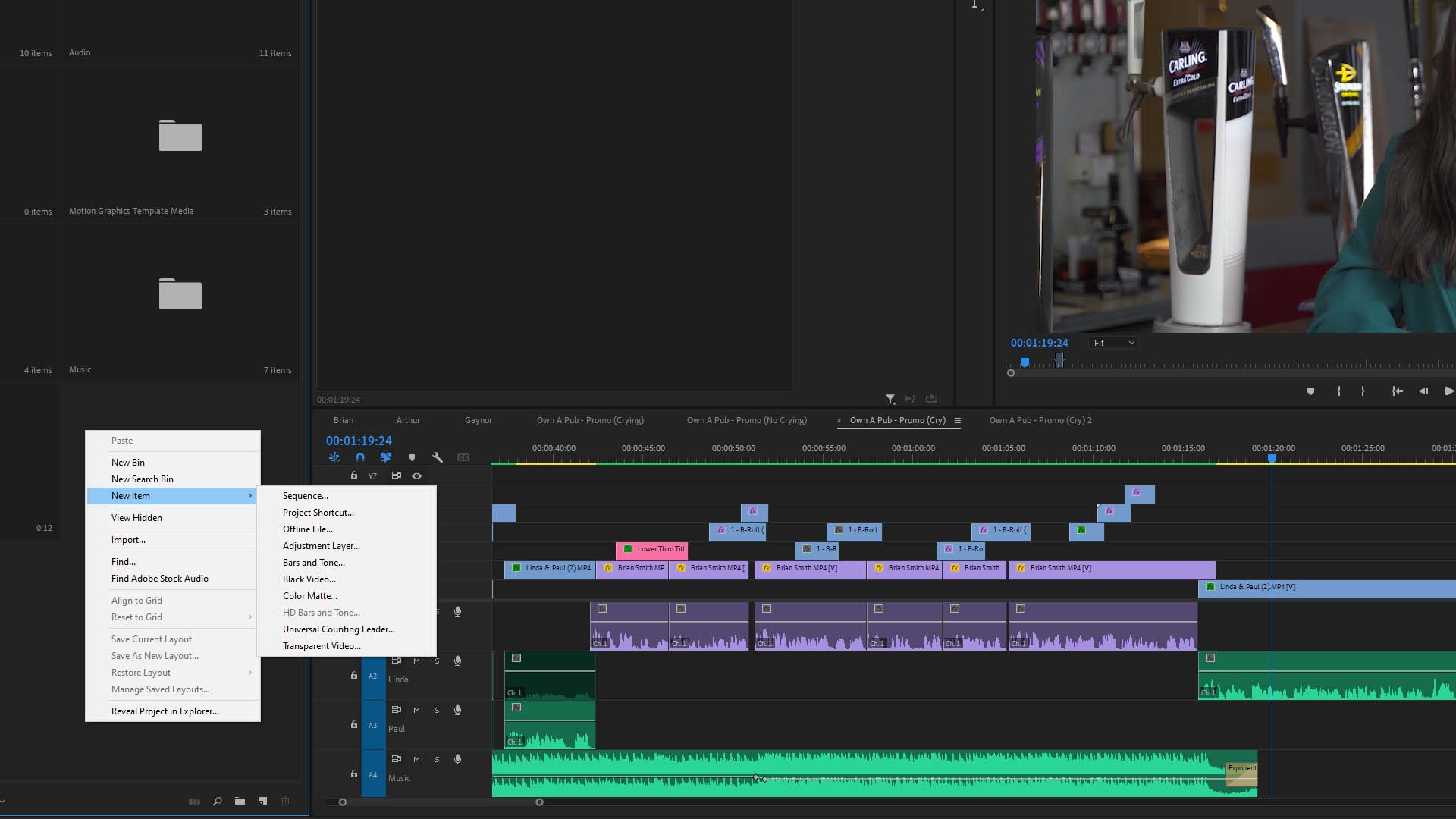 Solved: HD Bars & Tone unavailable - Adobe Community - 12590615