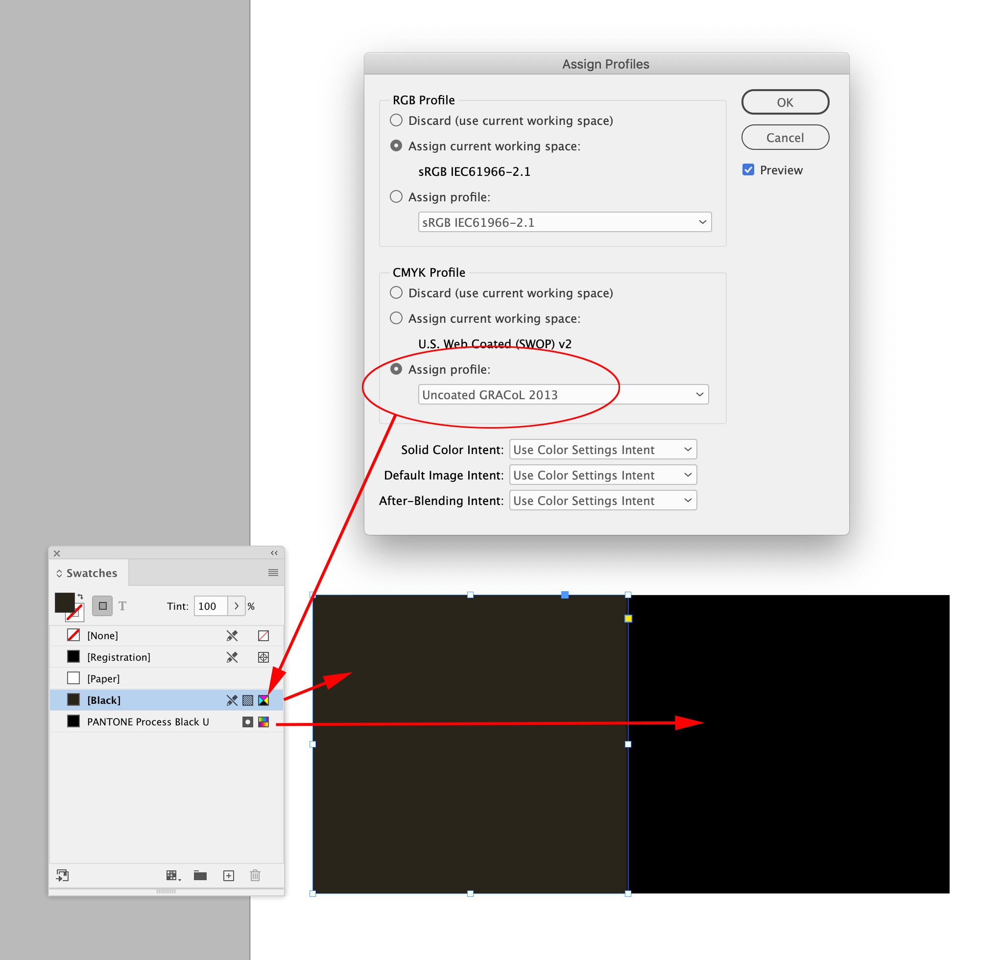 Solved: Illustrator item in PANTONE P Process Black U show... - Adobe ...