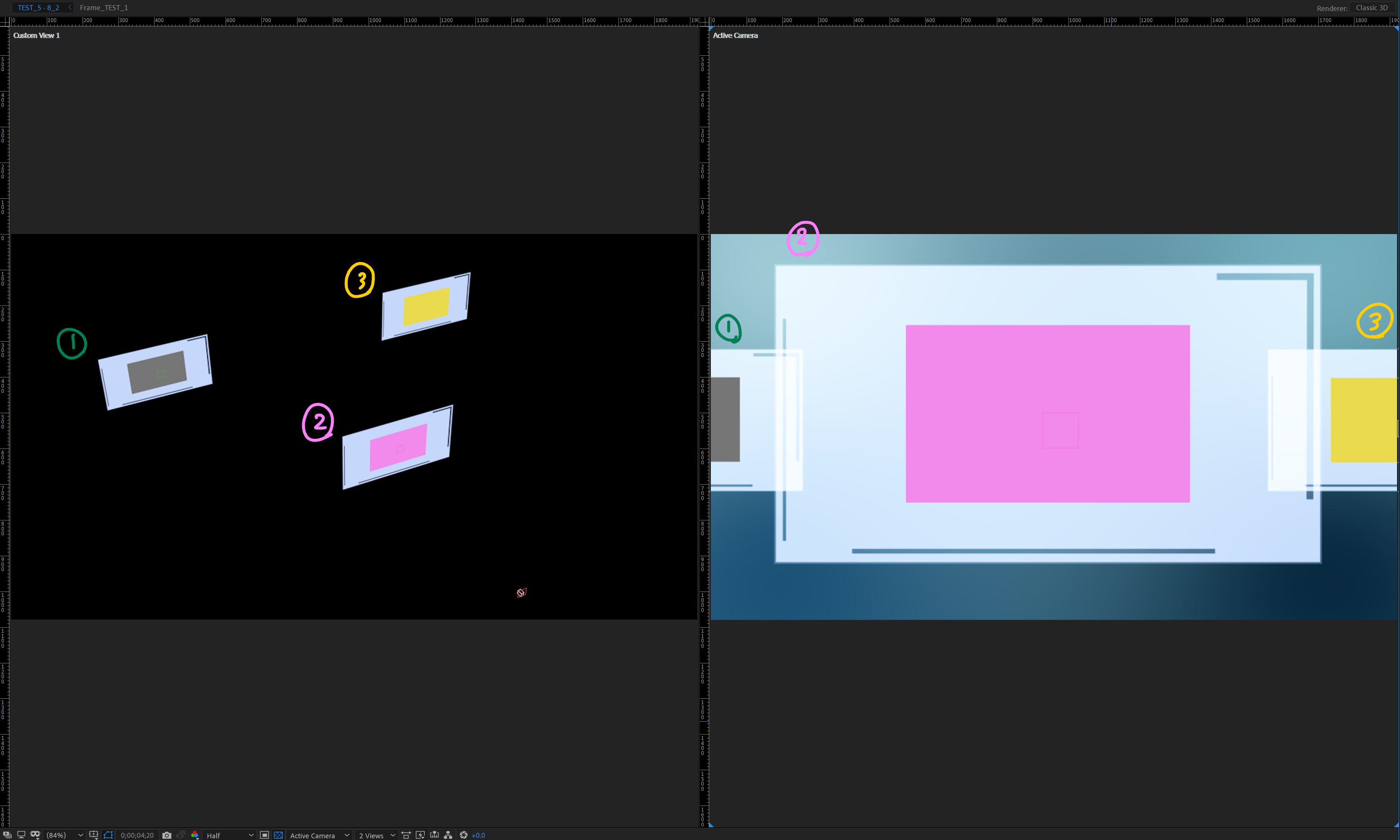 3Dレイヤーの前後関係と上下関係 - Adobe Product Community - 12604509