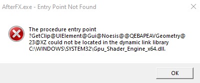 Entry Point Not Found when opening "Add To Media E... - Adobe Product ...