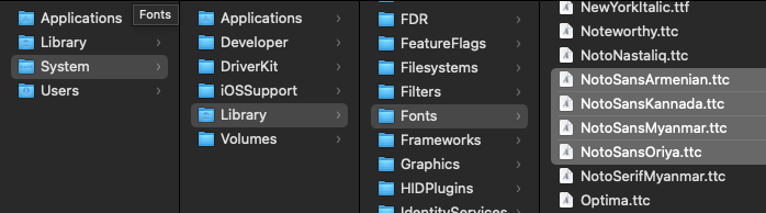 解決済み: Re: フォント「Noto Sans シリーズ」「STIXシリーズ」をOFFにしたいです - Adobe Product ...