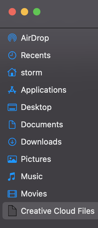 Creative Cloud Files Folder icon changed from CC i... - Adobe Support ...