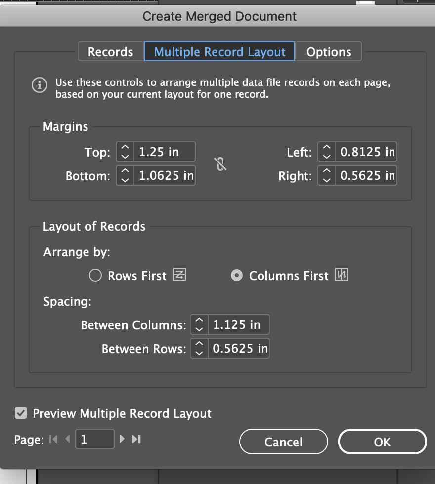 Solved: Indesign repeating entry with data merge - have tr... - Adobe ...
