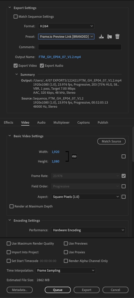Media Encoder Export Glitch Prores 4444 w Alpha //... - Adobe Community ...