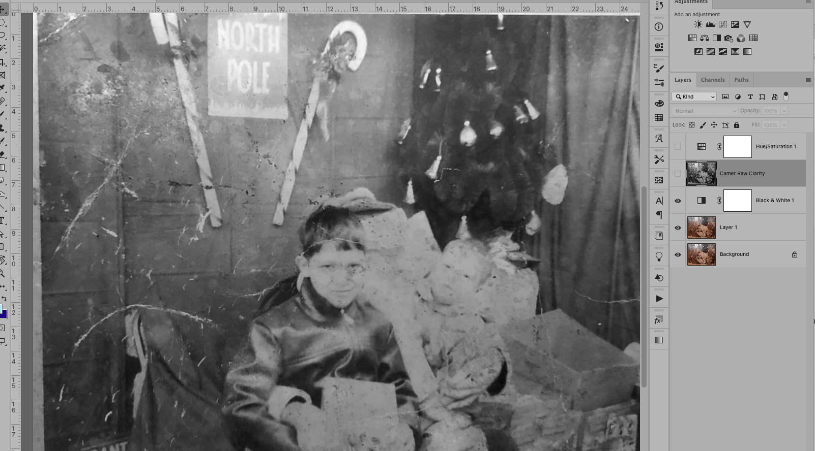 Solved: Trying to make the greyscale part of the image mat... - Adobe ...